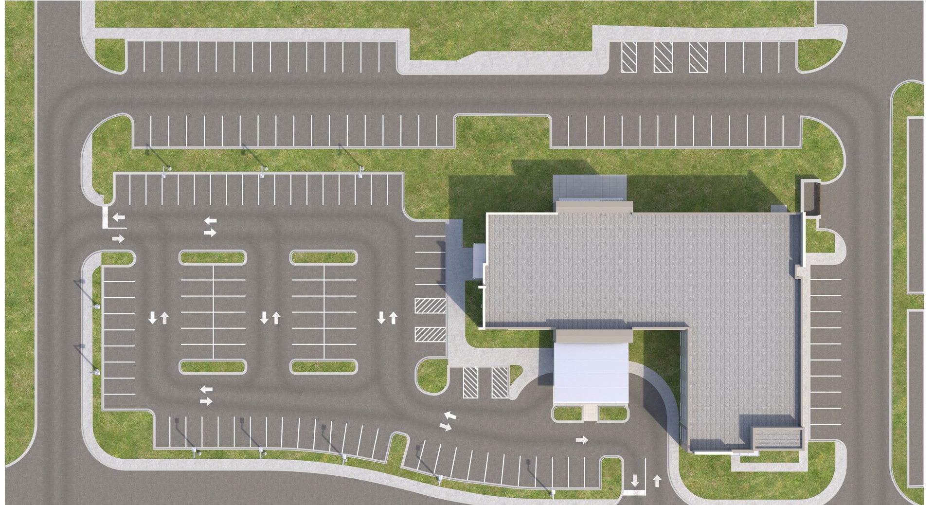 Holiday Inn Hotel Site 3D Model - TurboSquid 1286938