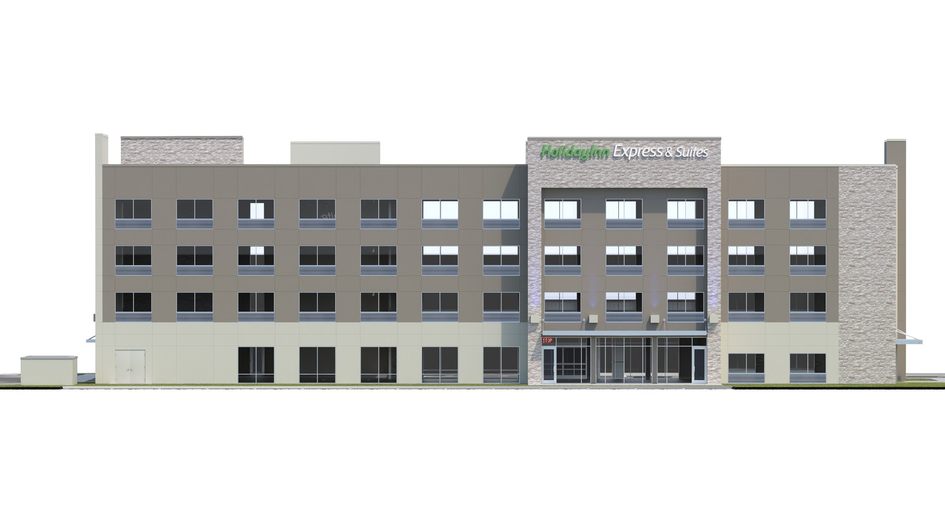 Holiday Inn Hotel Site 3D Model - TurboSquid 1286938