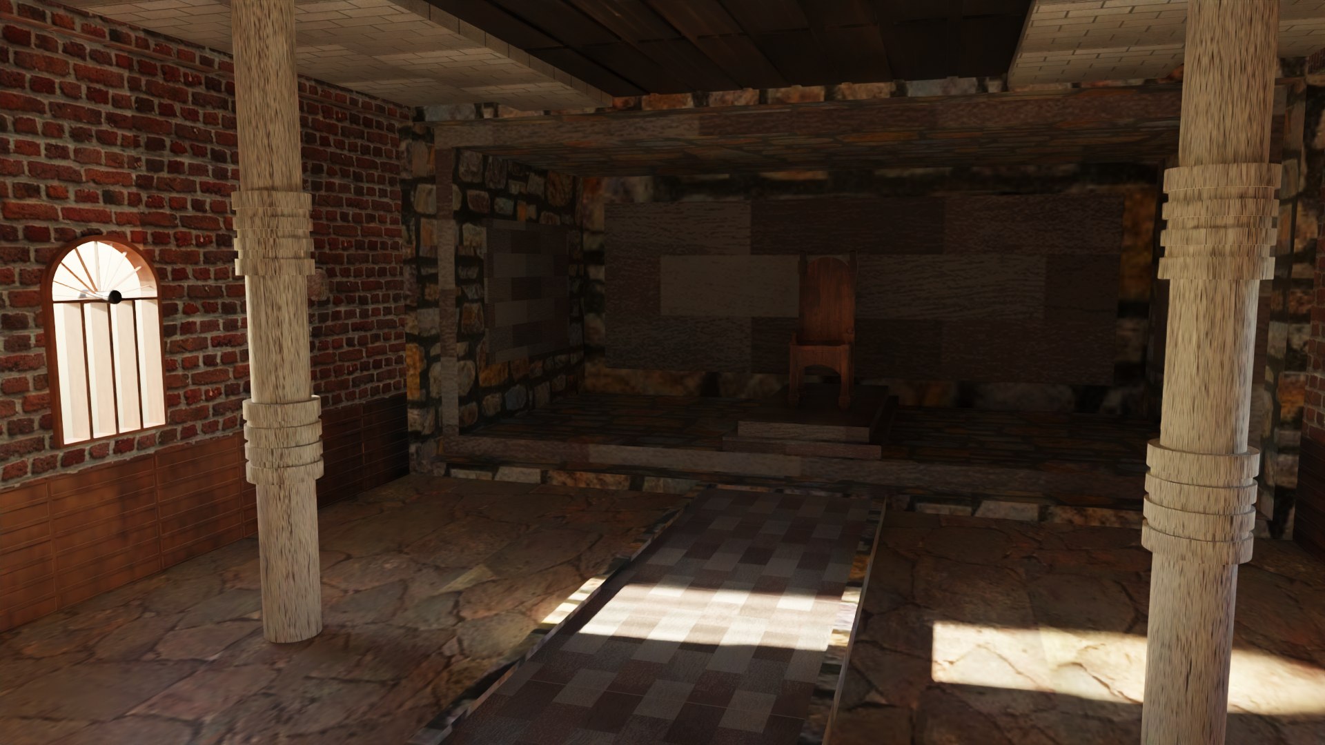 Kings Hall Interior 3D Model - TurboSquid 2179306