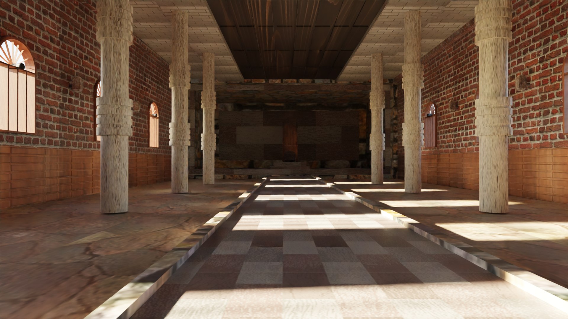 Kings Hall Interior 3D Model - TurboSquid 2179306