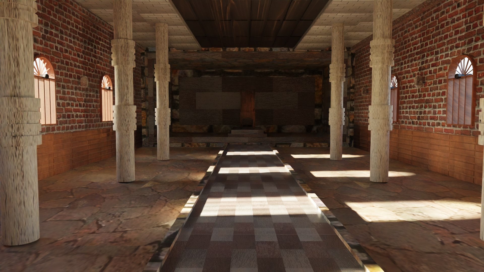 Kings Hall Interior 3D Model - TurboSquid 2179306