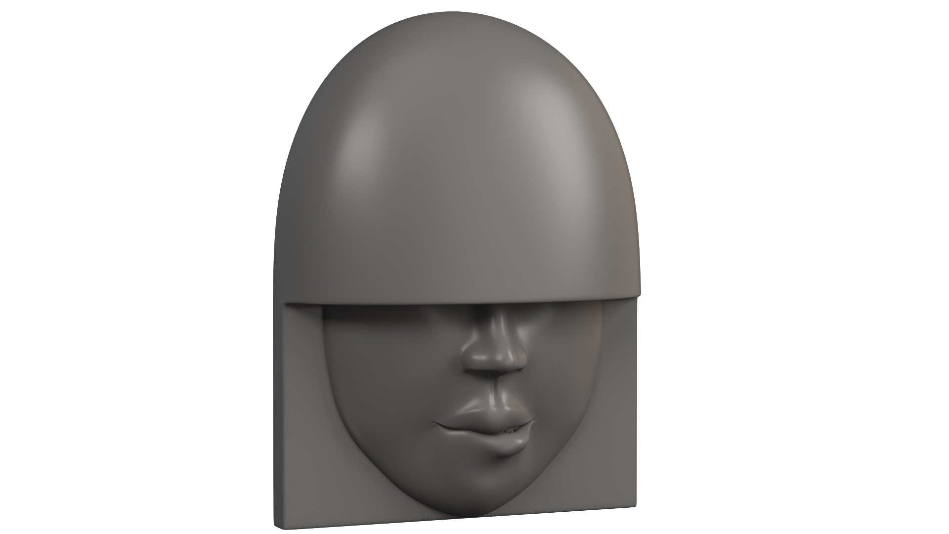 Wall Panel Fashion Face 3D - TurboSquid 1454466