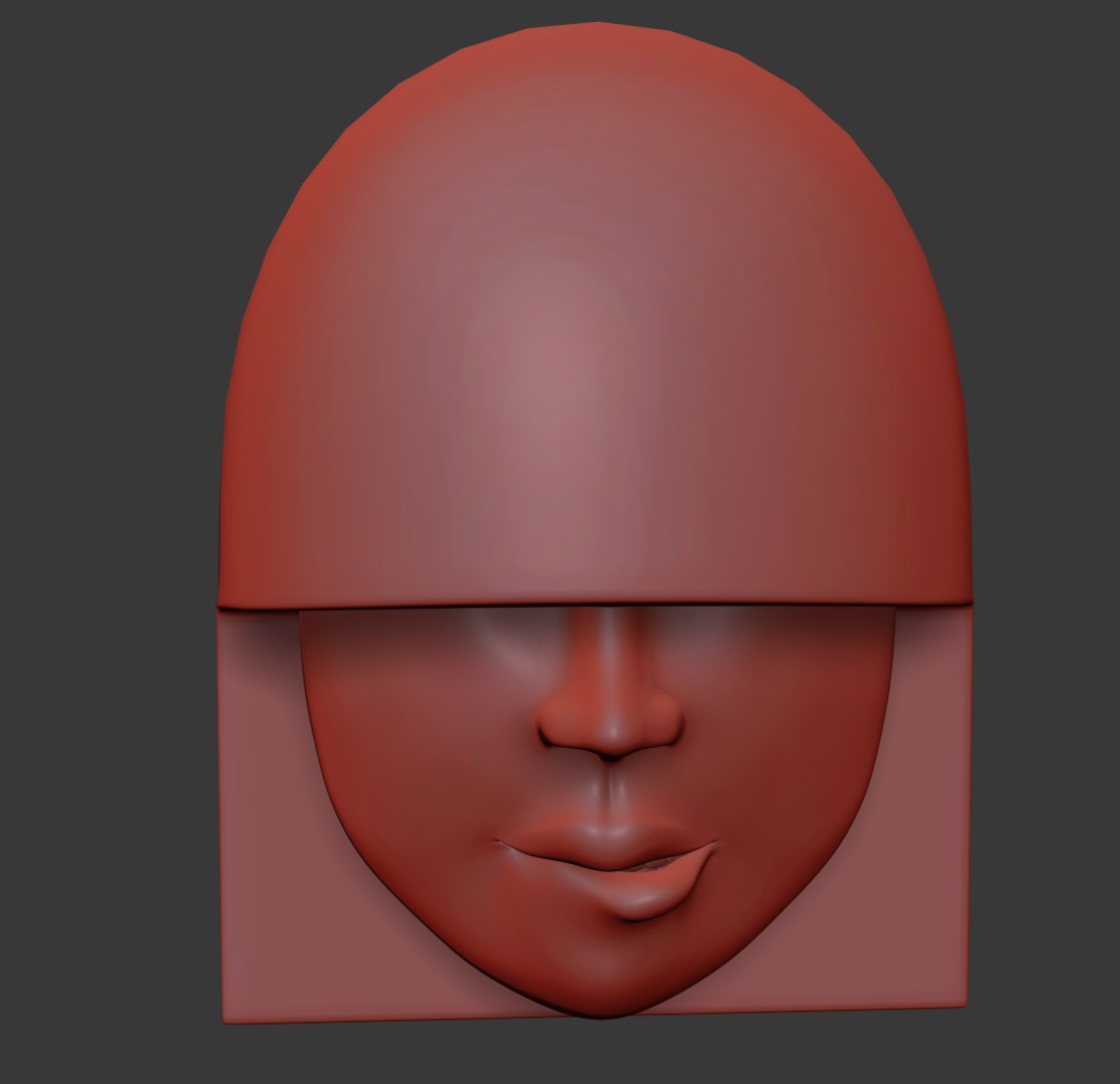 Wall Panel Fashion Face 3D - TurboSquid 1454466