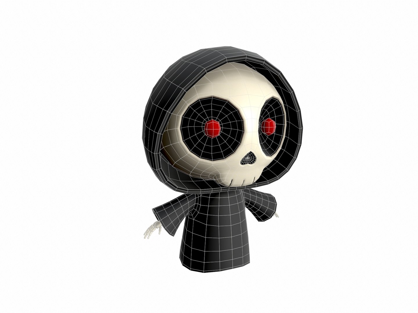 Reaper Character Cartoon 3D Model - TurboSquid 1471798