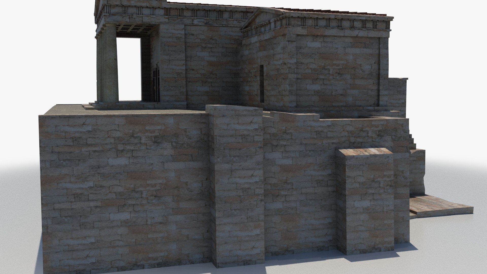 3D Propylaea Model - TurboSquid 2294405