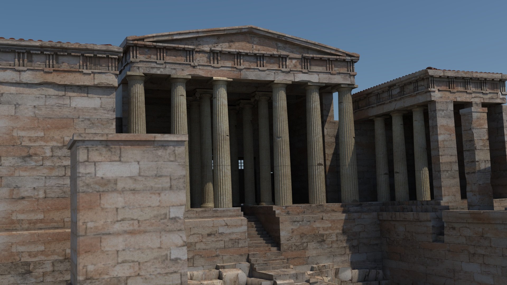 3D Propylaea Model - TurboSquid 2294405