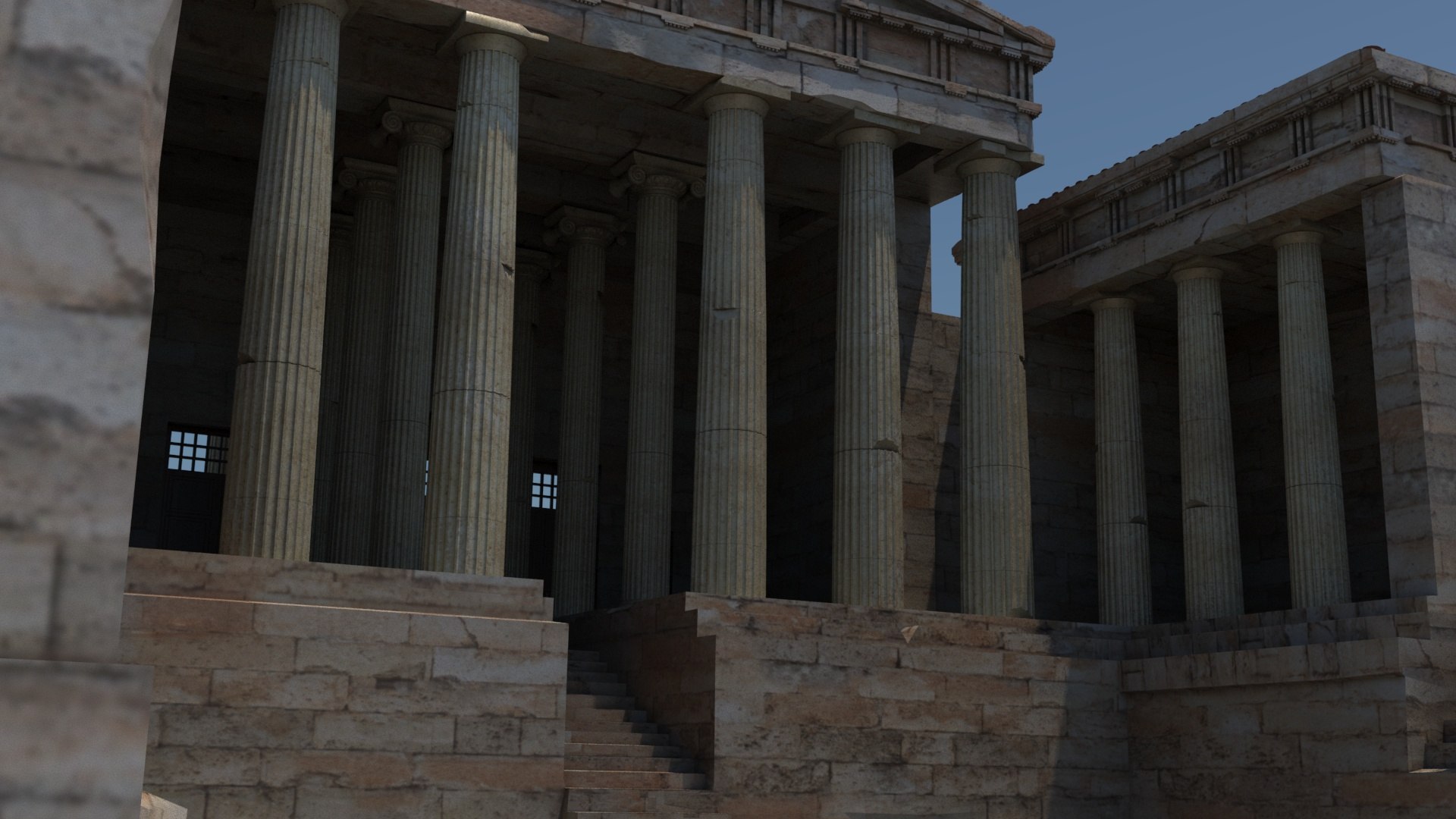 3D Propylaea Model - TurboSquid 2294405