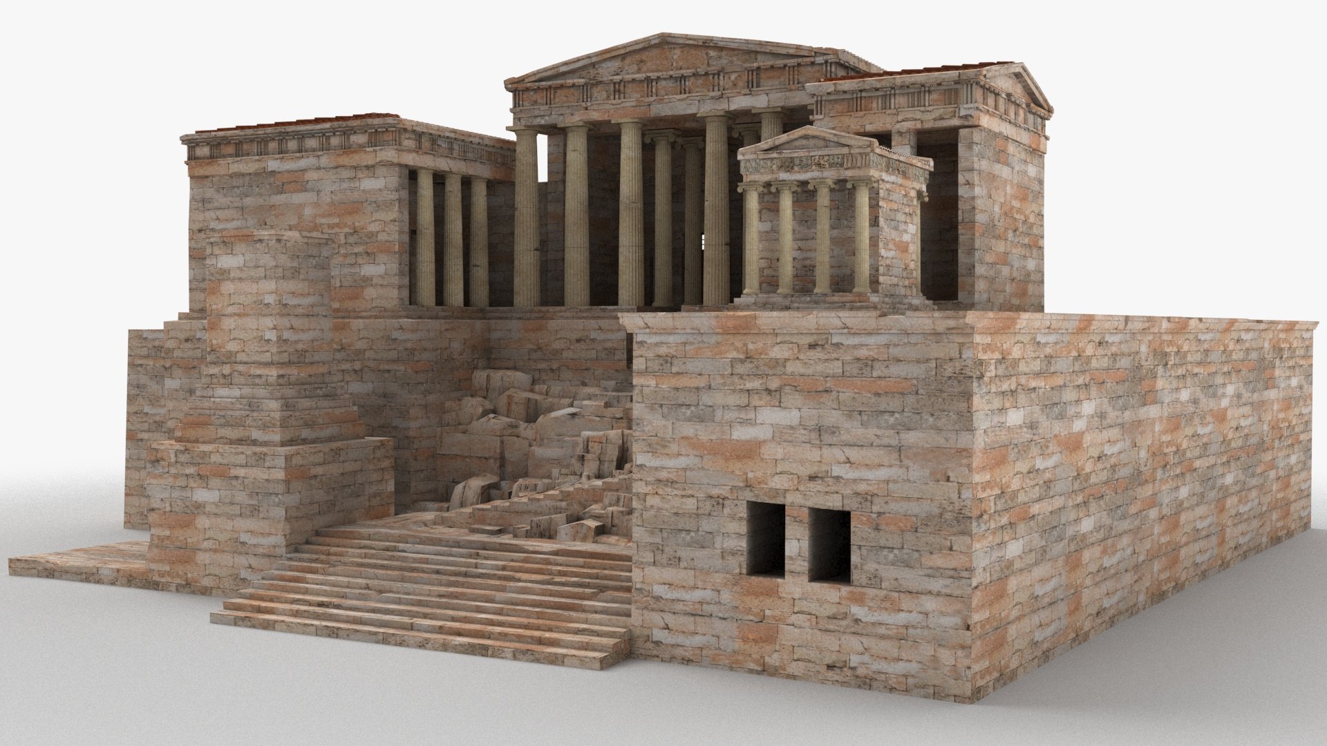 3D Propylaea Model - TurboSquid 2294405