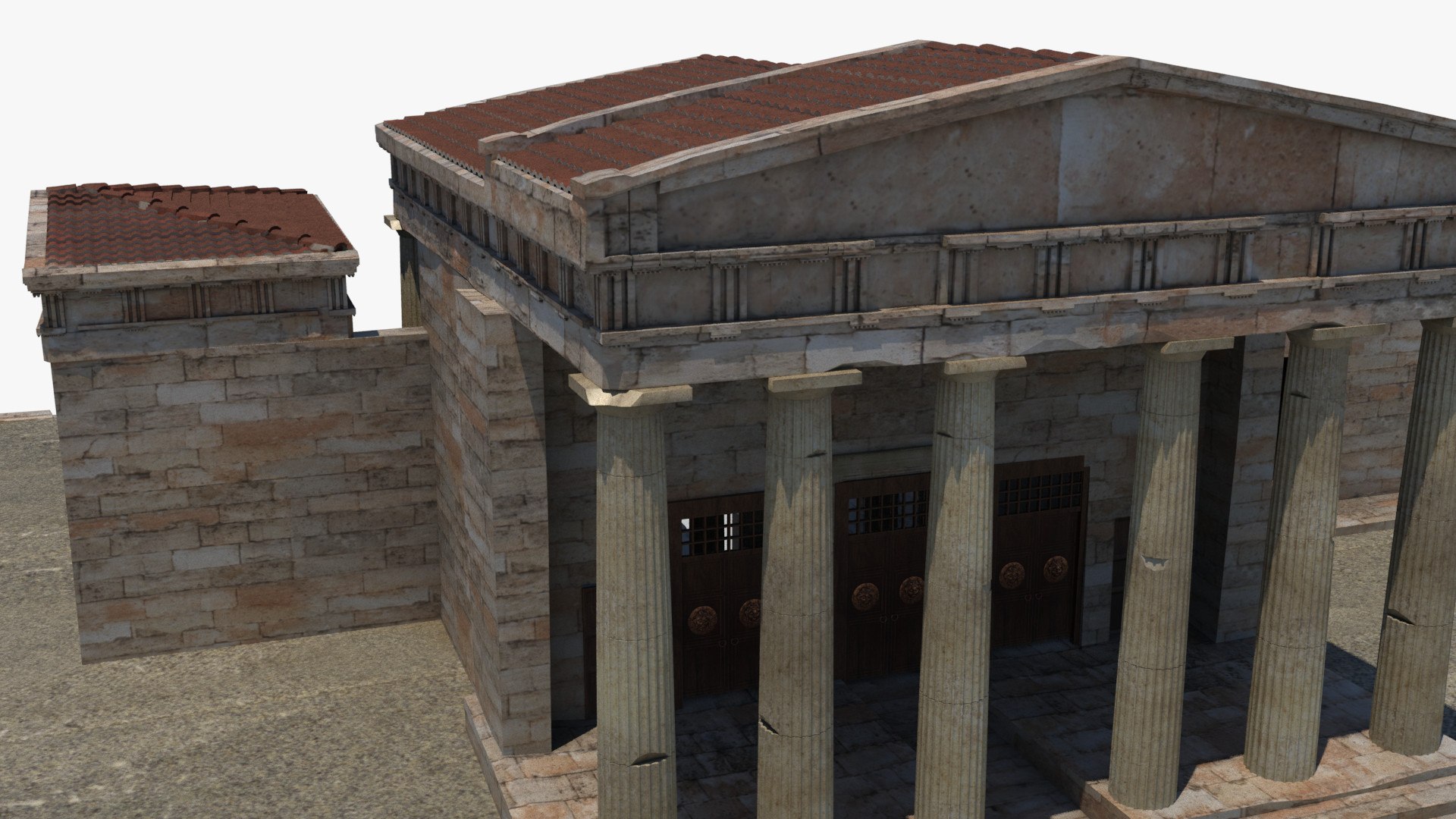 3D Propylaea Model - TurboSquid 2294405