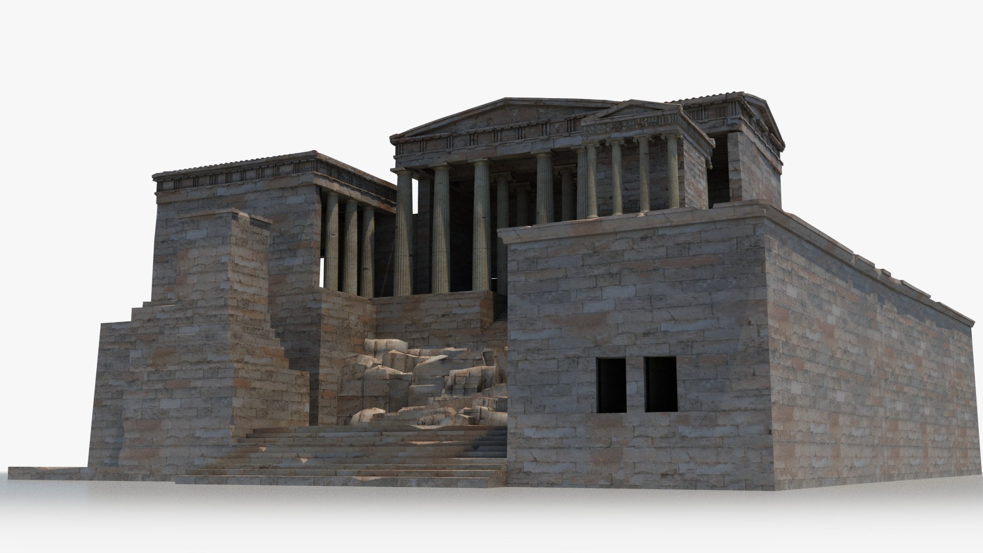 3D Propylaea Model - TurboSquid 2294405