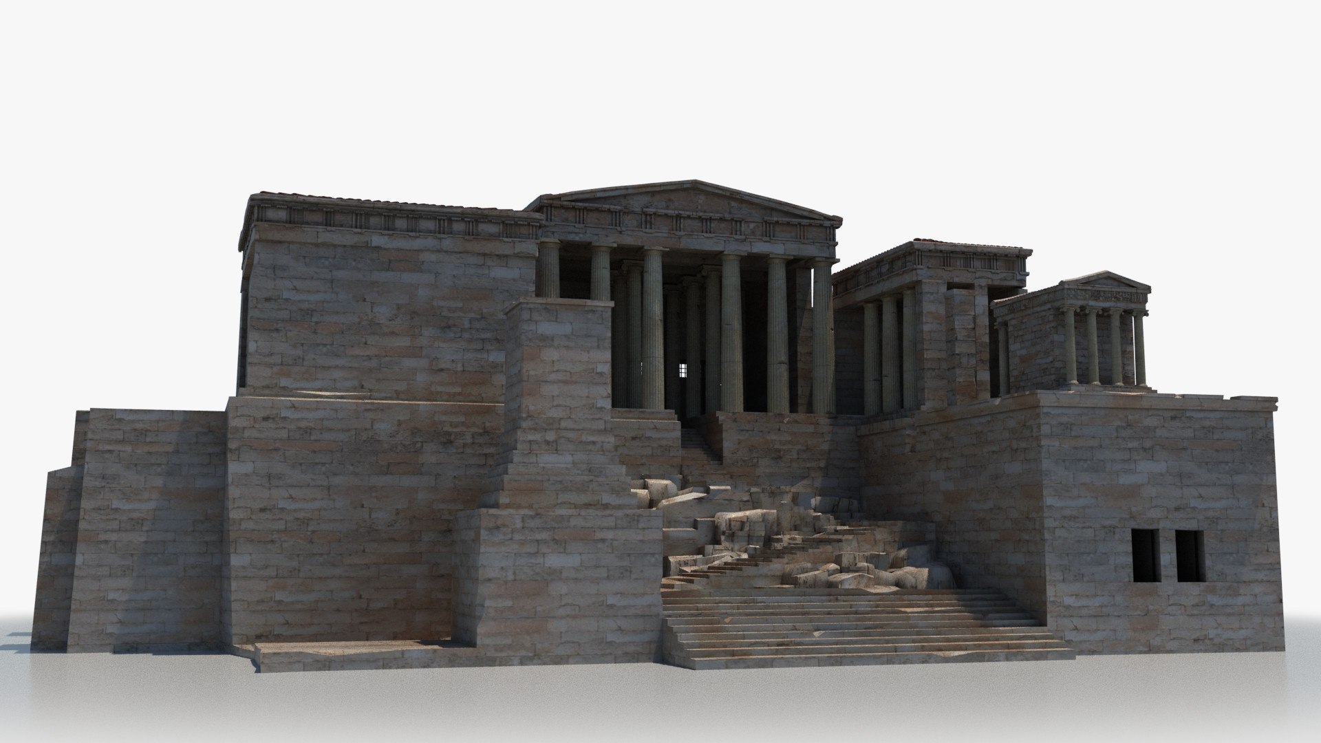3D Propylaea Model - TurboSquid 2294405