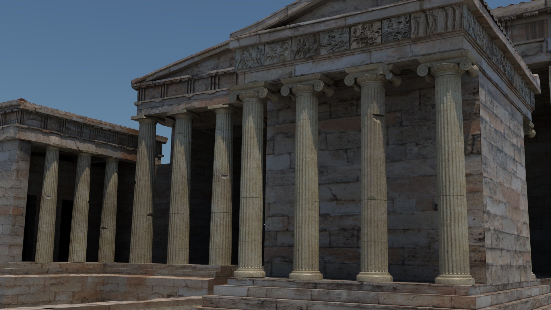3D Propylaea Model - TurboSquid 2294405