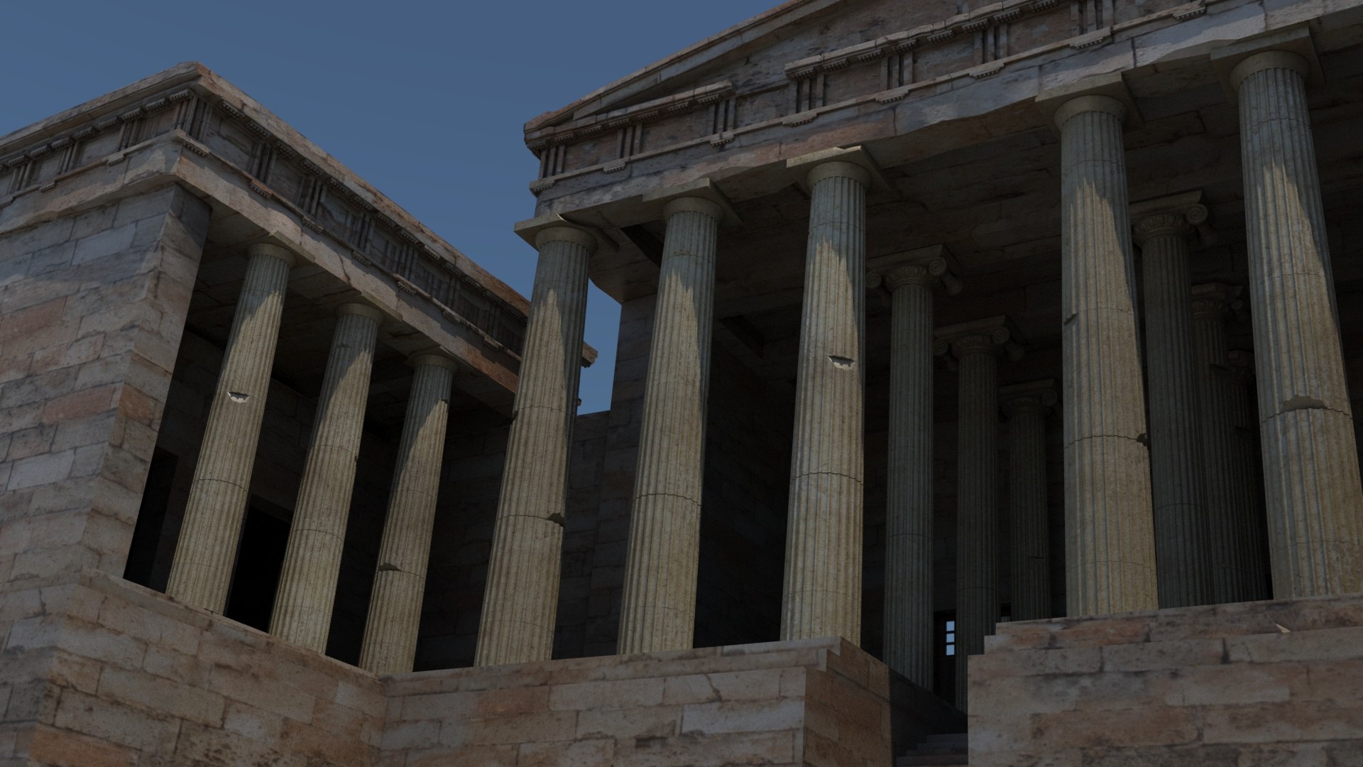 3D Propylaea Model - TurboSquid 2294405