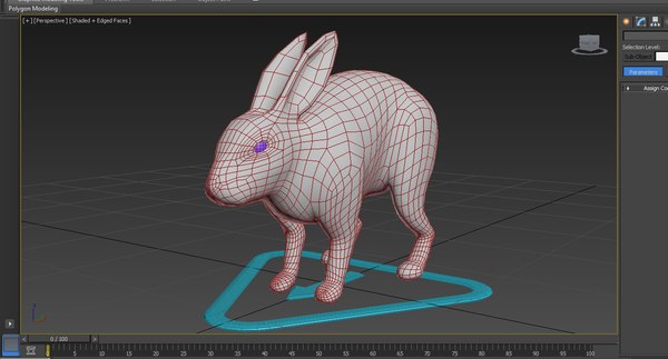 rabbit rig 3d max