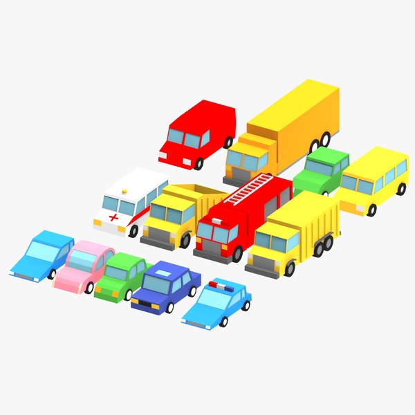 3d model car pack