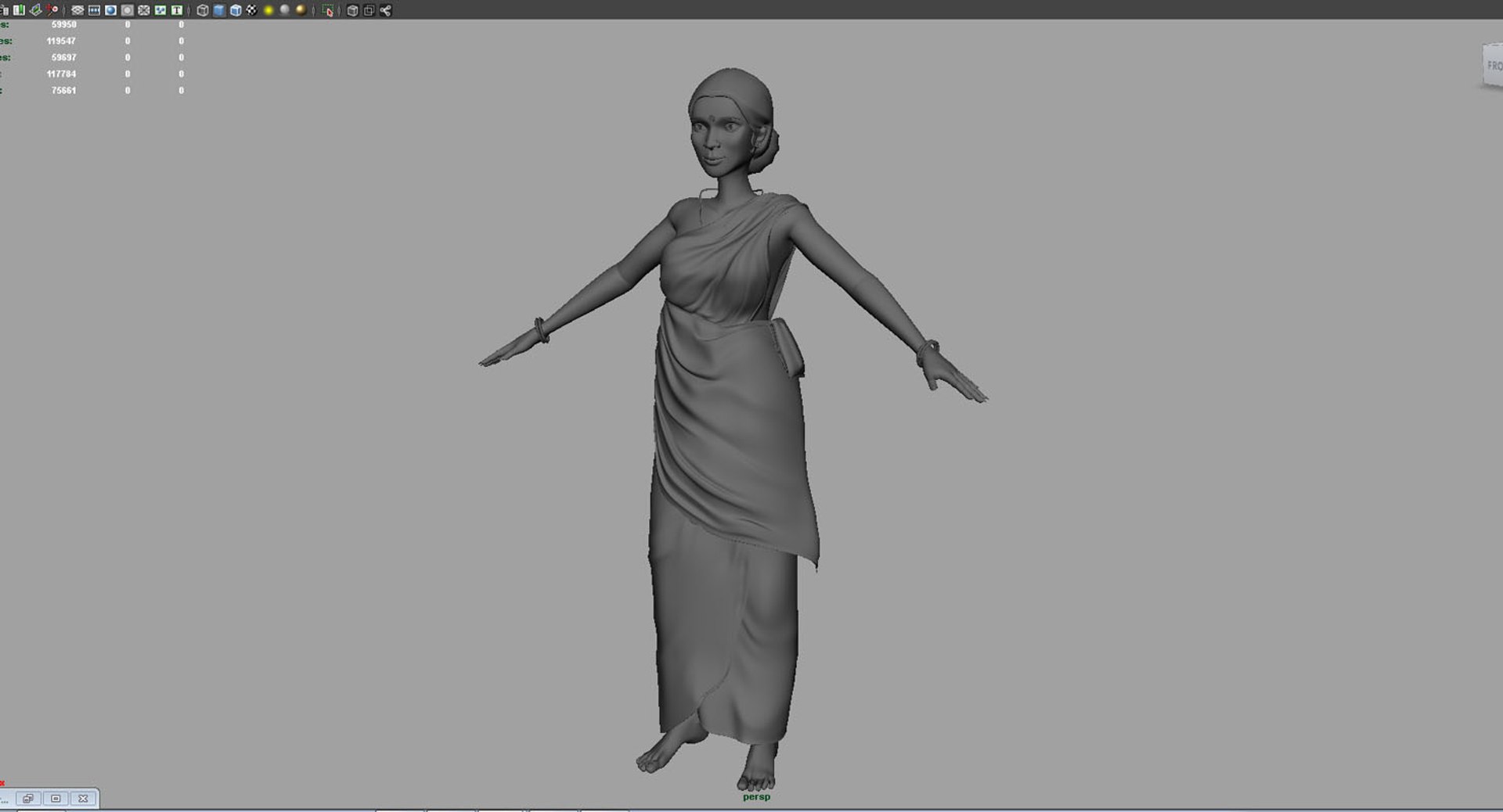 India Woman 3D Model - TurboSquid 1535628