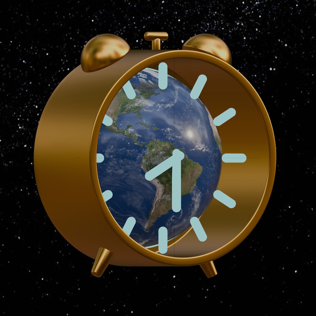 Earh Hour Clock 3D Model - TurboSquid 2342425