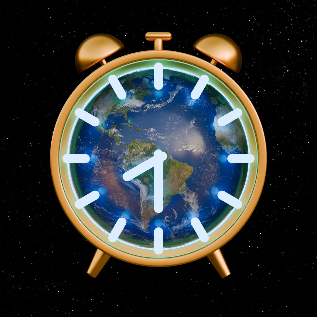 Earh Hour Clock 3D Model - TurboSquid 2342425