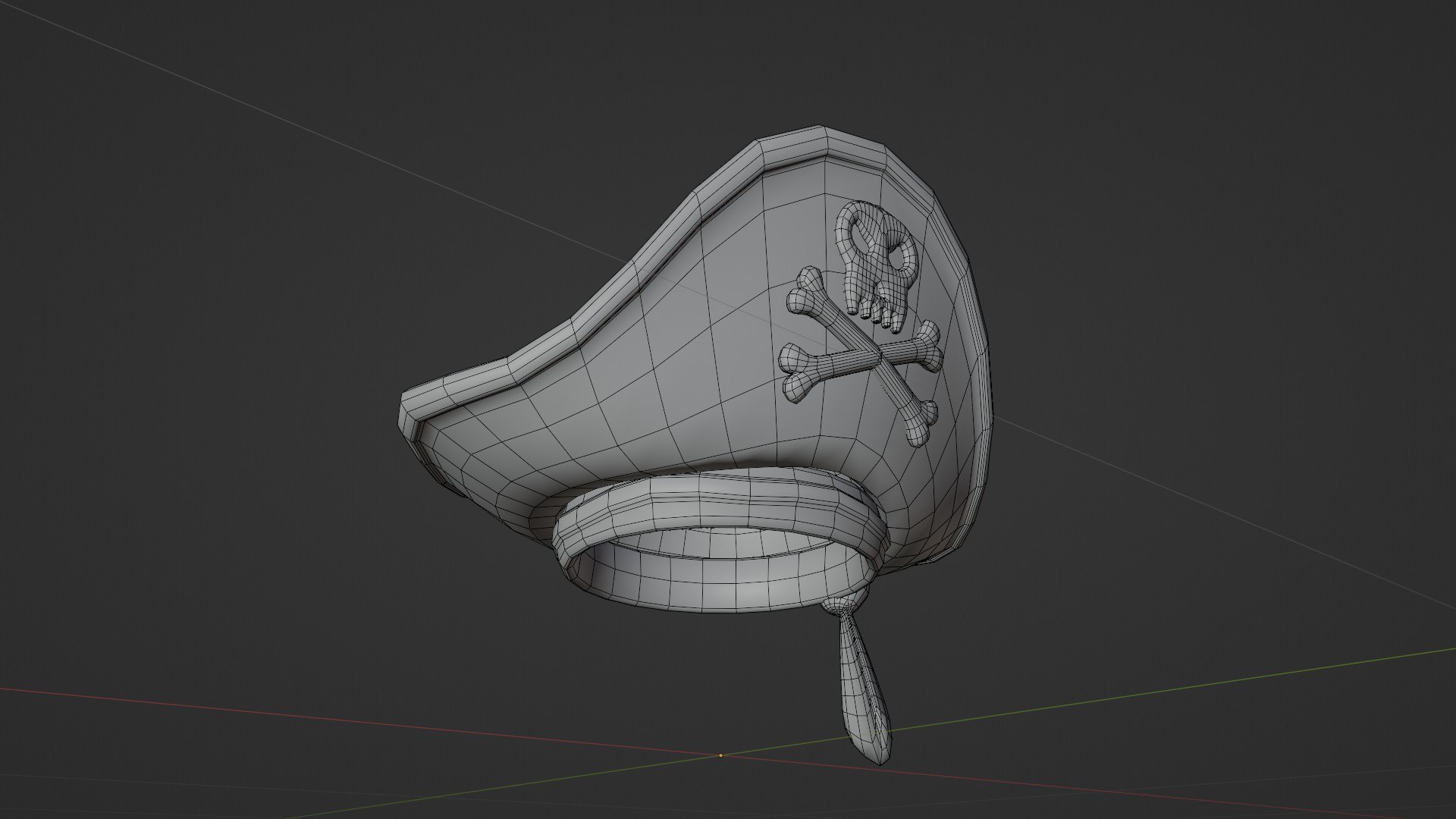 Cartoon Pirate Hat 3D Model - TurboSquid 2244337