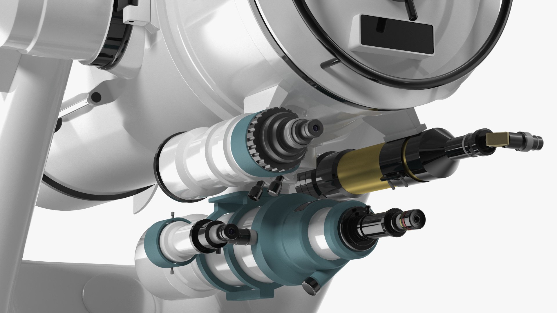 3D Scientific Observatory Telescope Rigged for Cinema 4D - TurboSquid ...