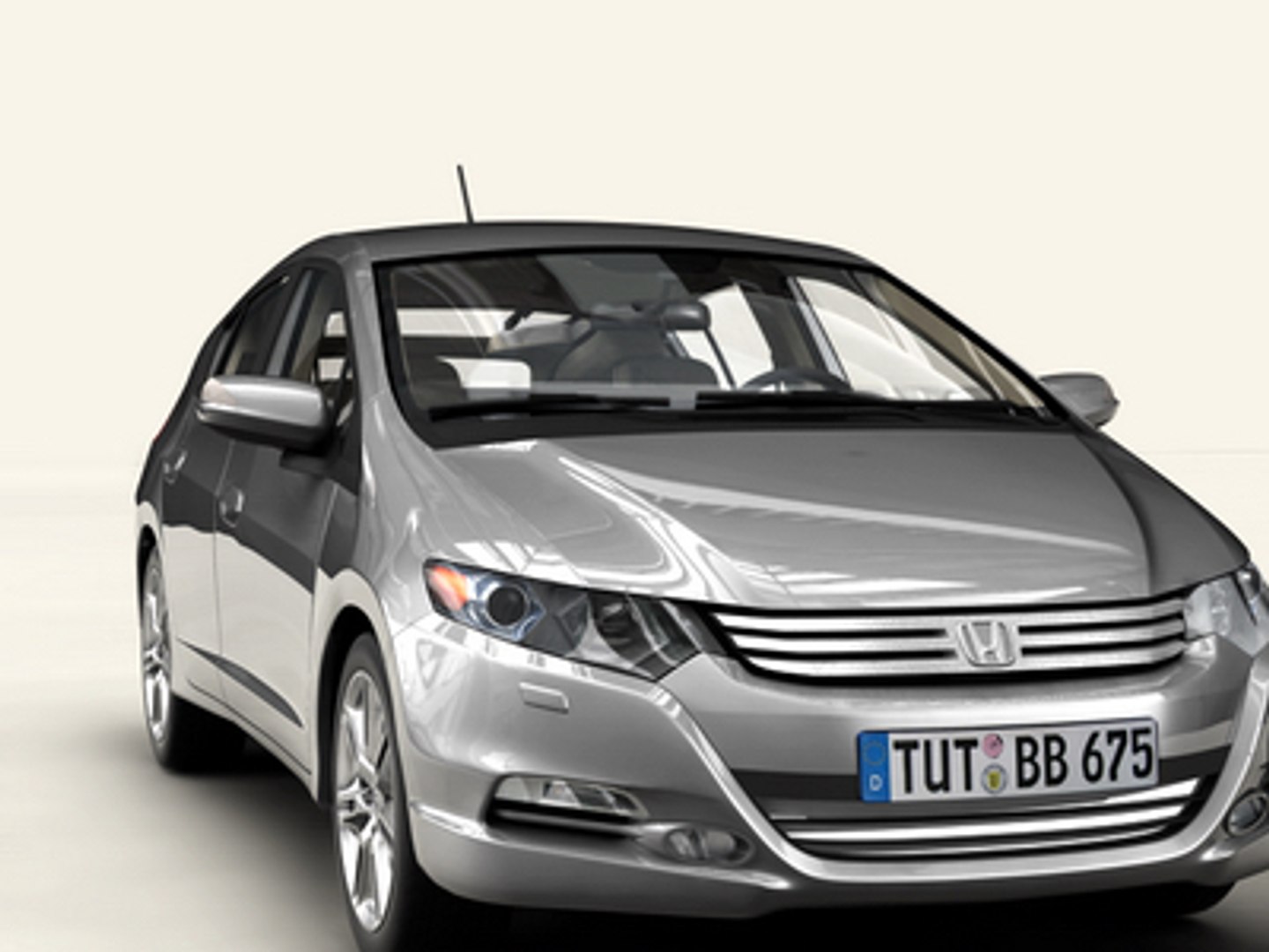Honda Insight 2010 Car 3d Model