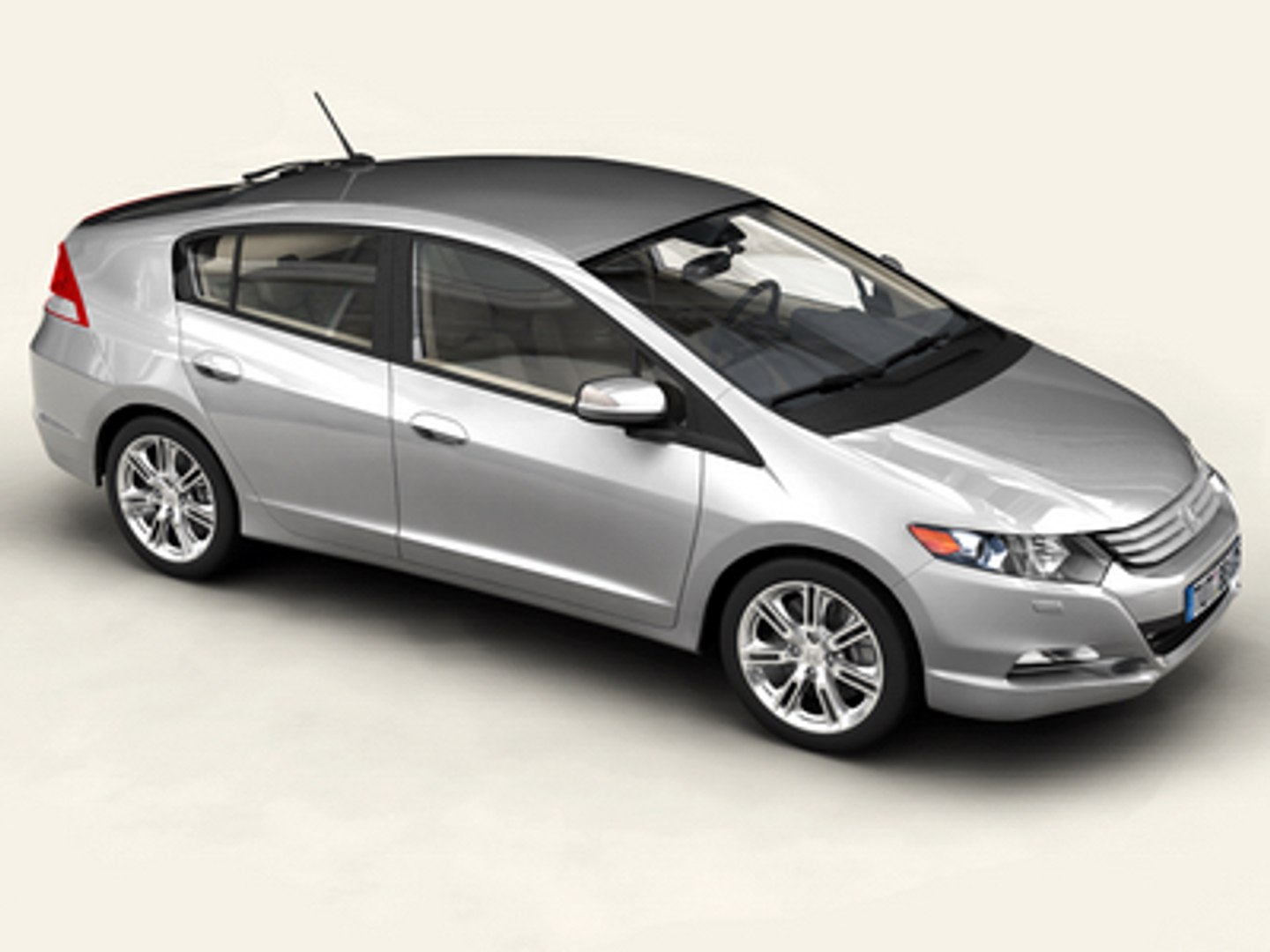 Honda Insight 2010 Car 3d Model