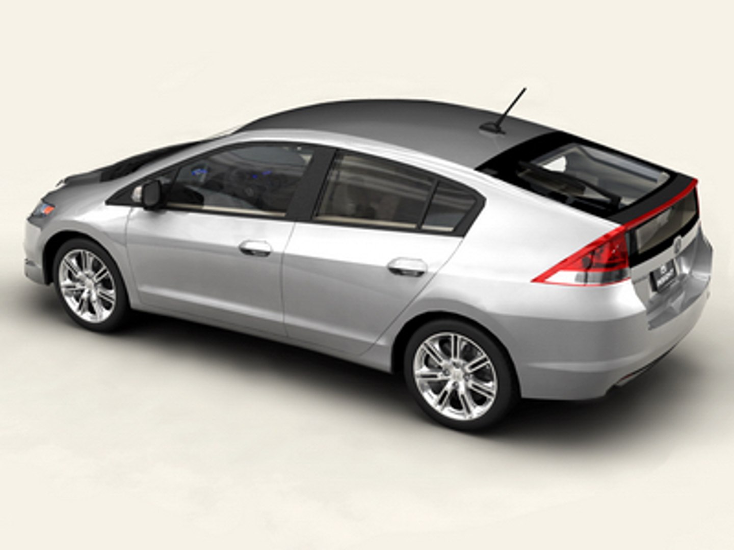 Honda Insight 2010 Car 3d Model