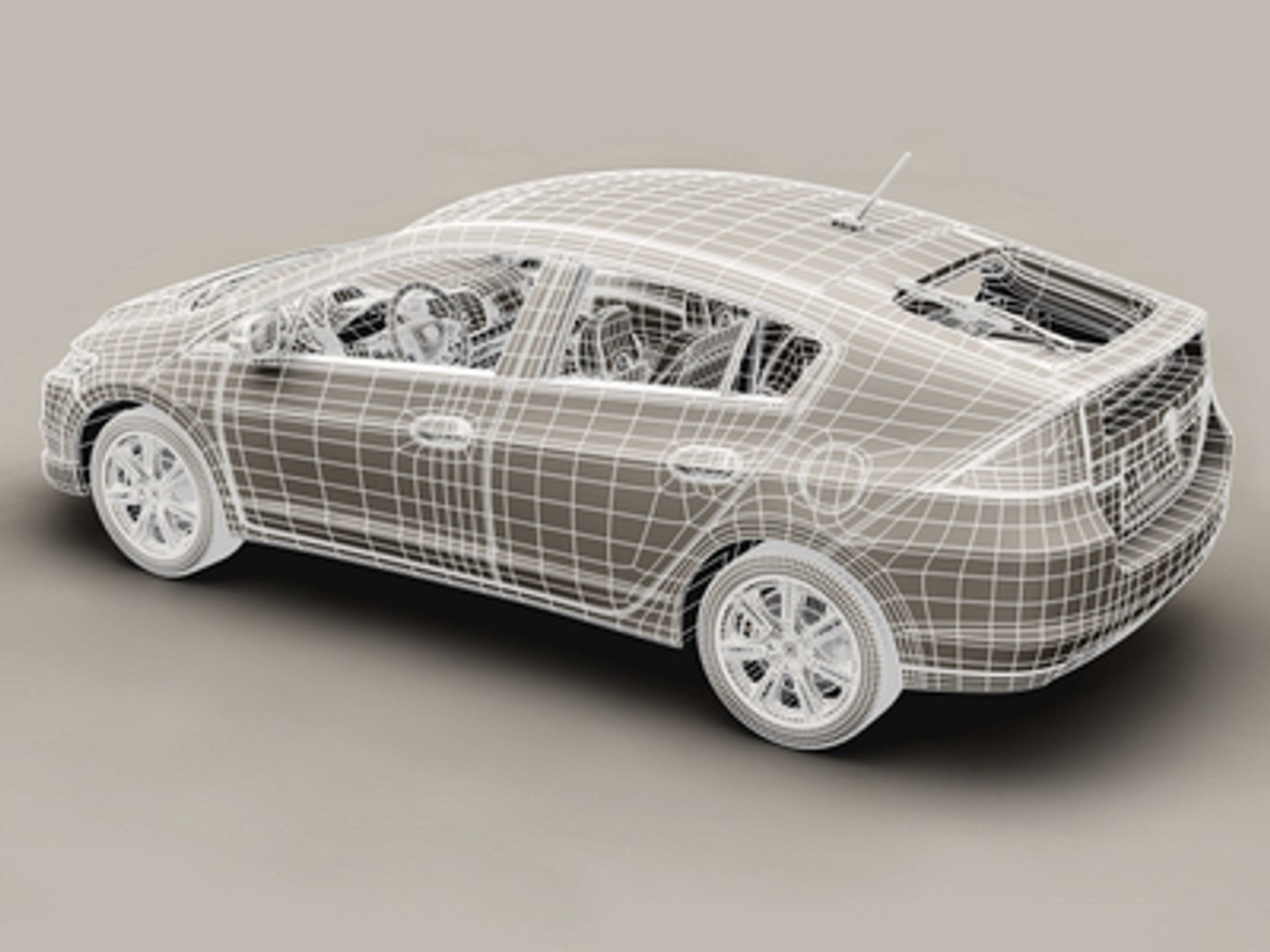 Honda Insight 2010 Car 3d Model