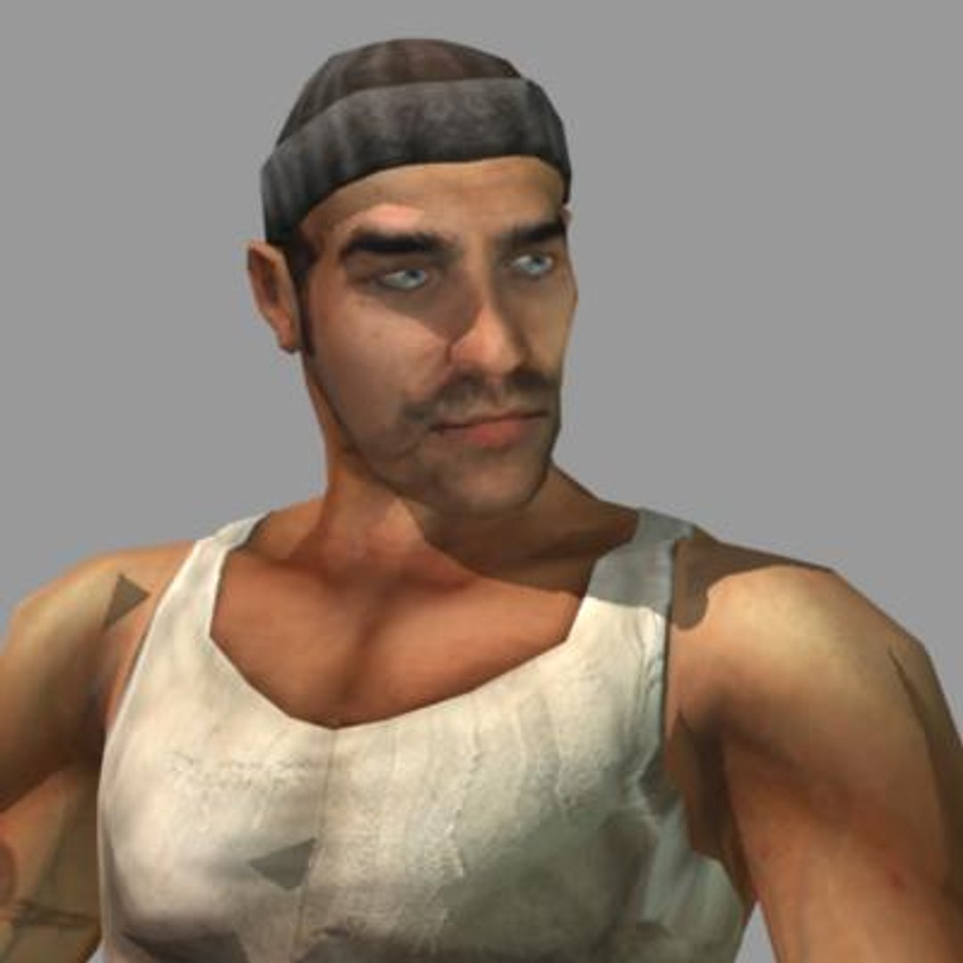 Male Thug Gangster Guy 3d 3ds