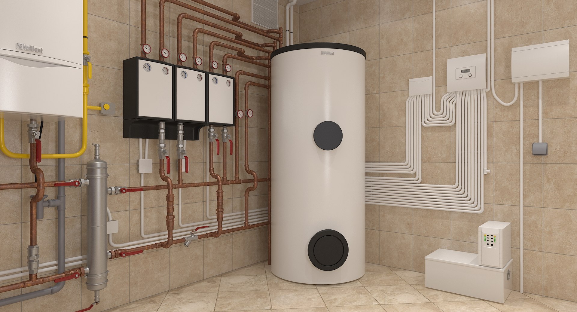 3d Boiler House Interior