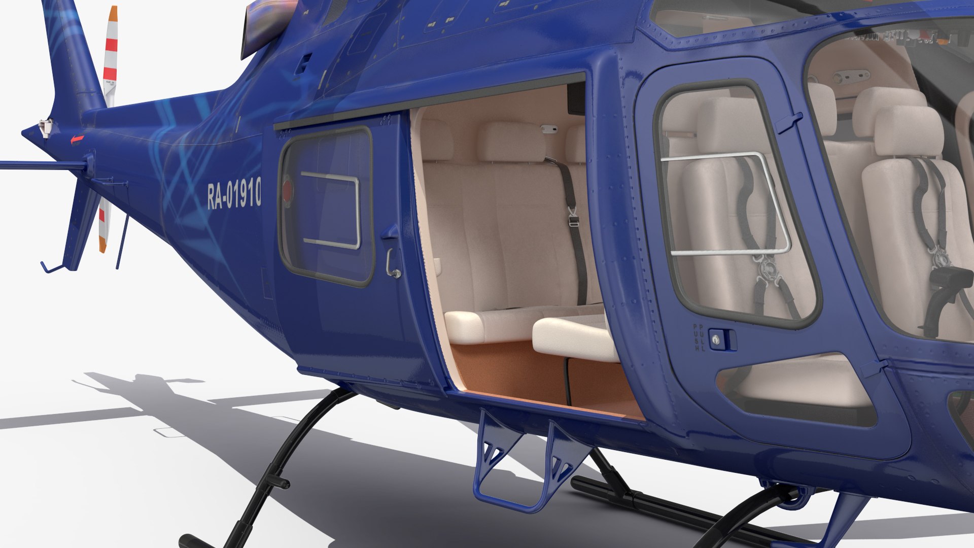 AgustaWestland AW119 Koala Helicopter Blue 3D model - TurboSquid 2163466