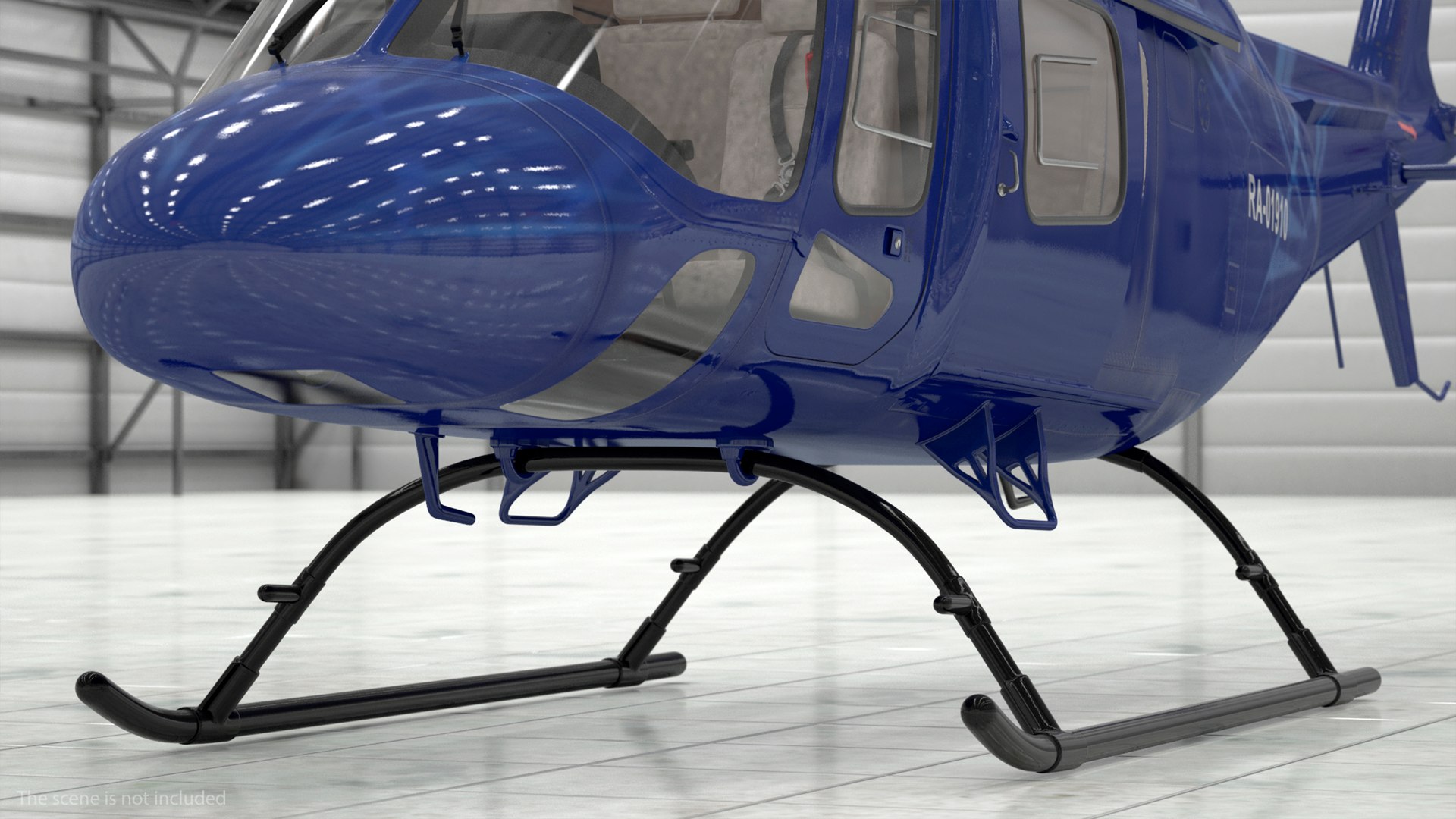 AgustaWestland AW119 Koala Helicopter Blue 3D model - TurboSquid 2163466
