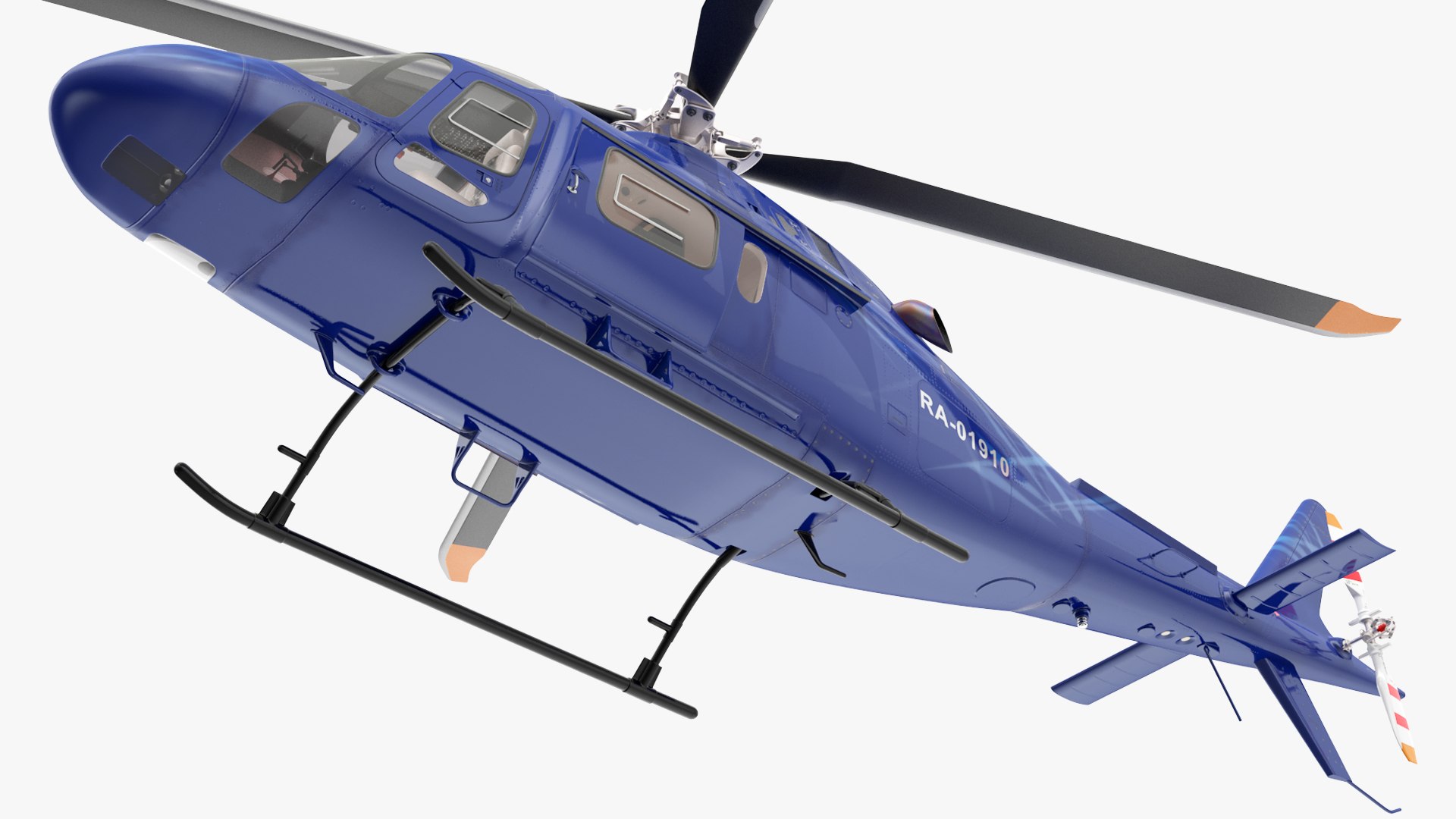 AgustaWestland AW119 Koala Helicopter Blue 3D model - TurboSquid 2163466
