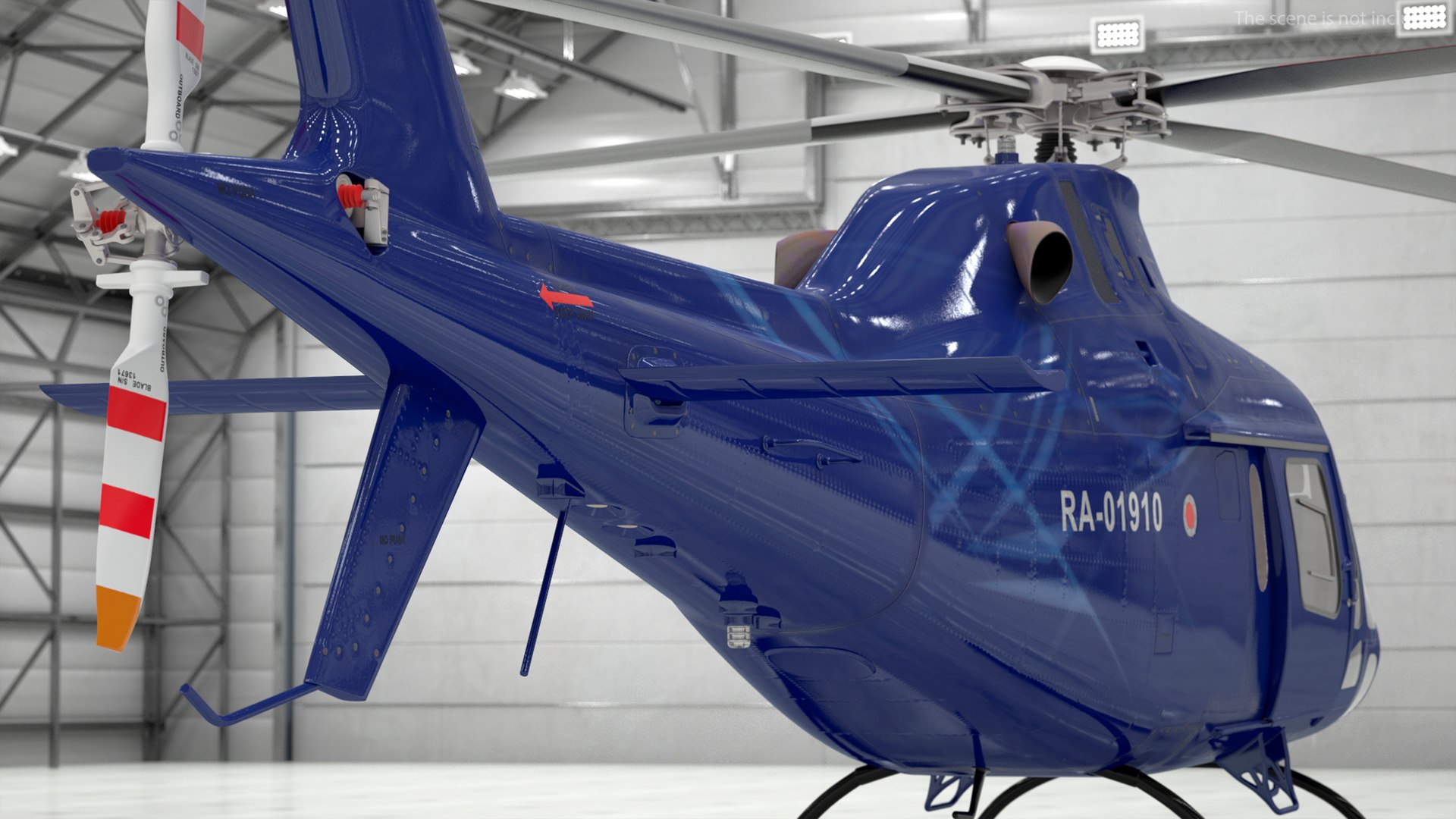 AgustaWestland AW119 Koala Helicopter Blue 3D model - TurboSquid 2163466