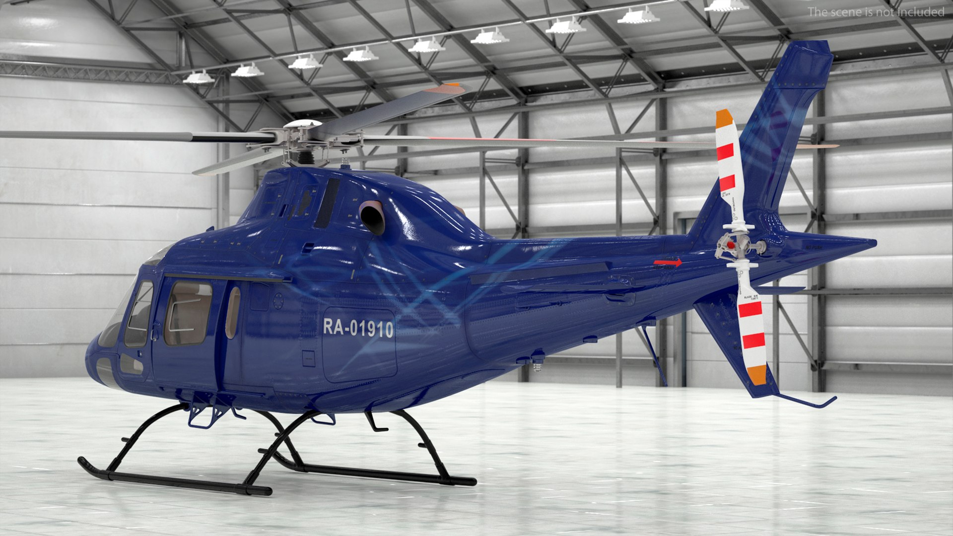 AgustaWestland AW119 Koala Helicopter Blue 3D model - TurboSquid 2163466