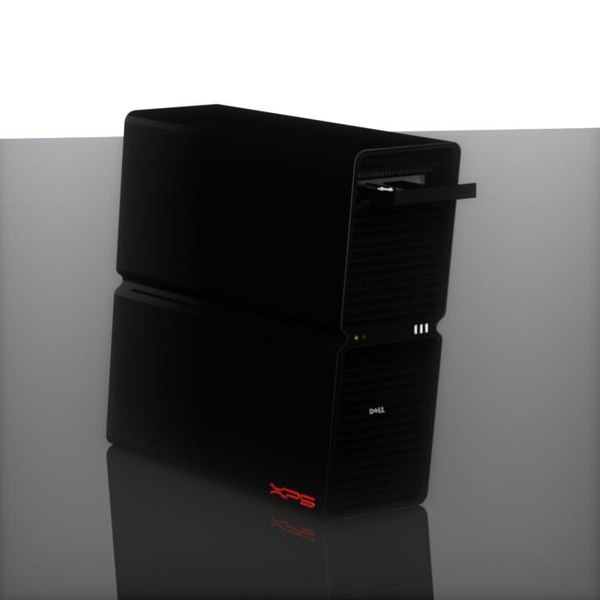 3d model dell xps