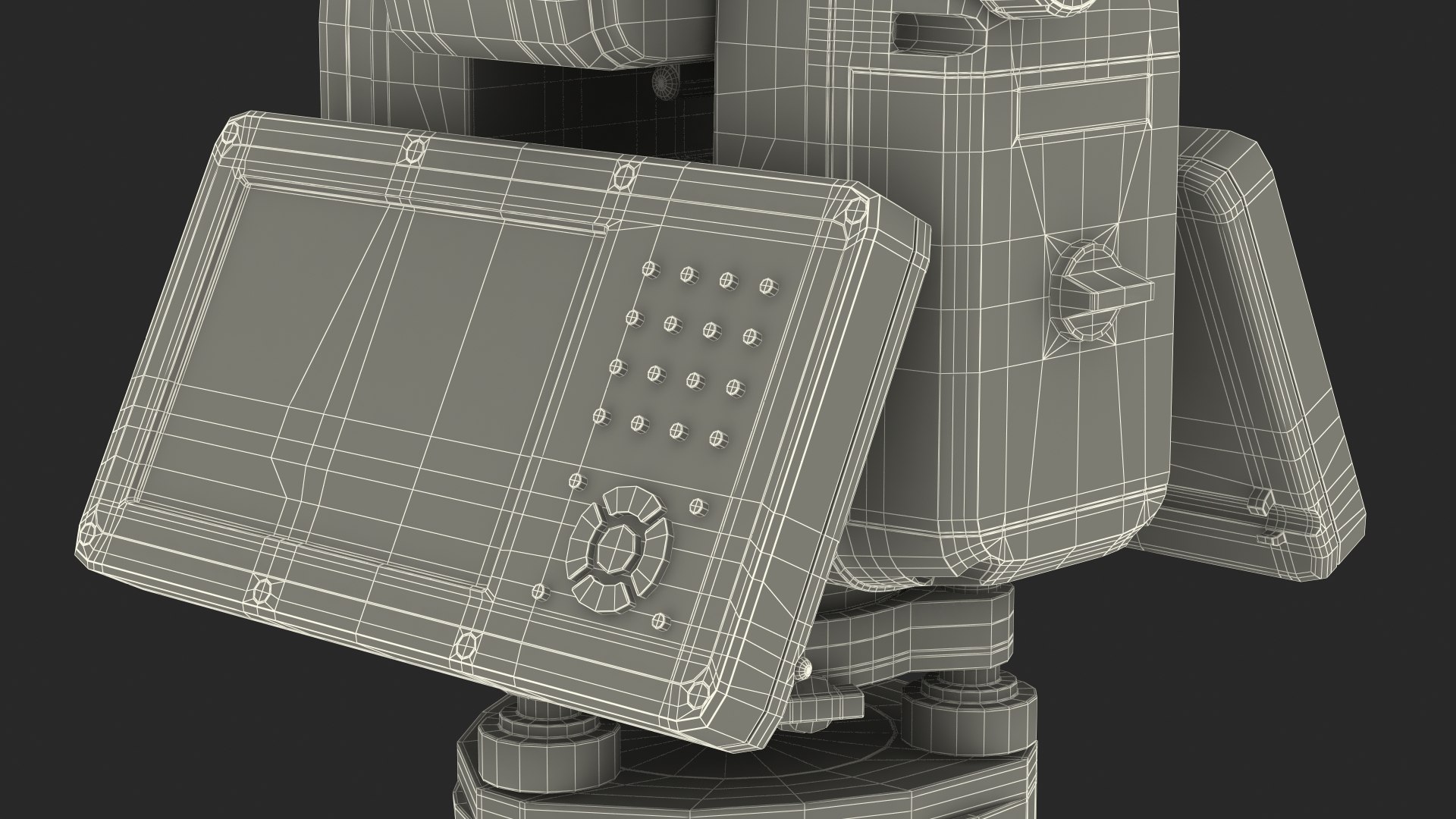 Total Station Leica TS10 With Tripod 3D Model - TurboSquid 2071657