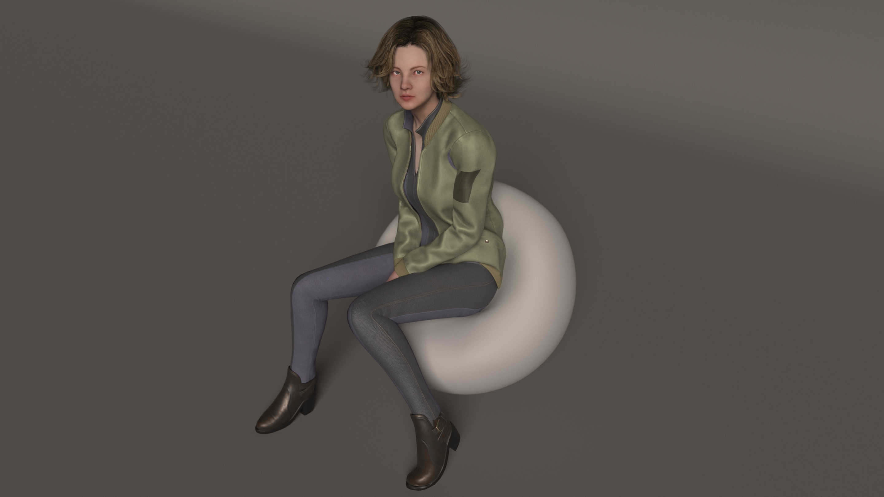 사이보그 소녀 Bella, Rigged, PBR 3D 모델 - TurboSquid 1746986