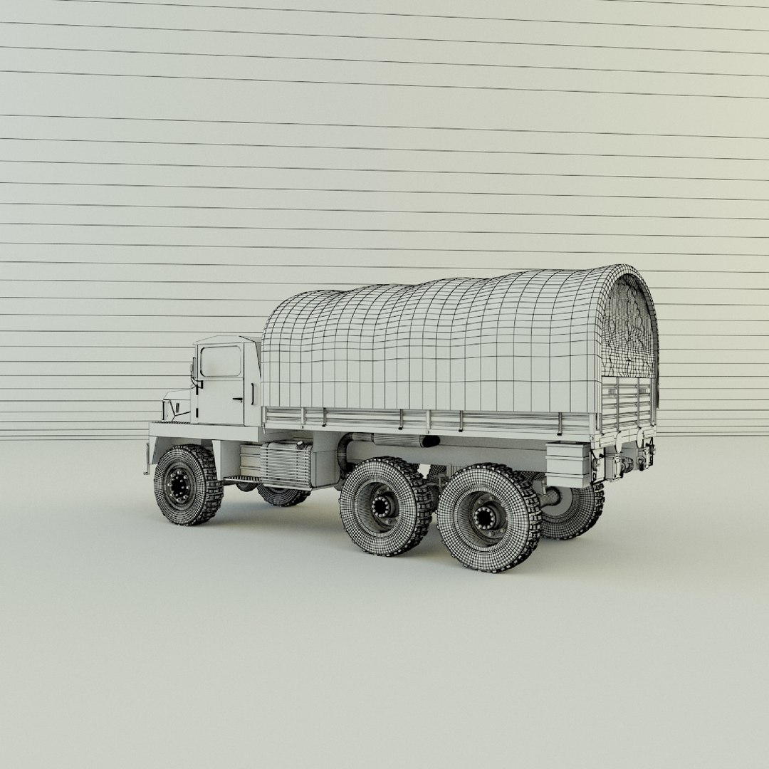 3D Berliet GBC 8 KT Military Truck - TurboSquid 1964561