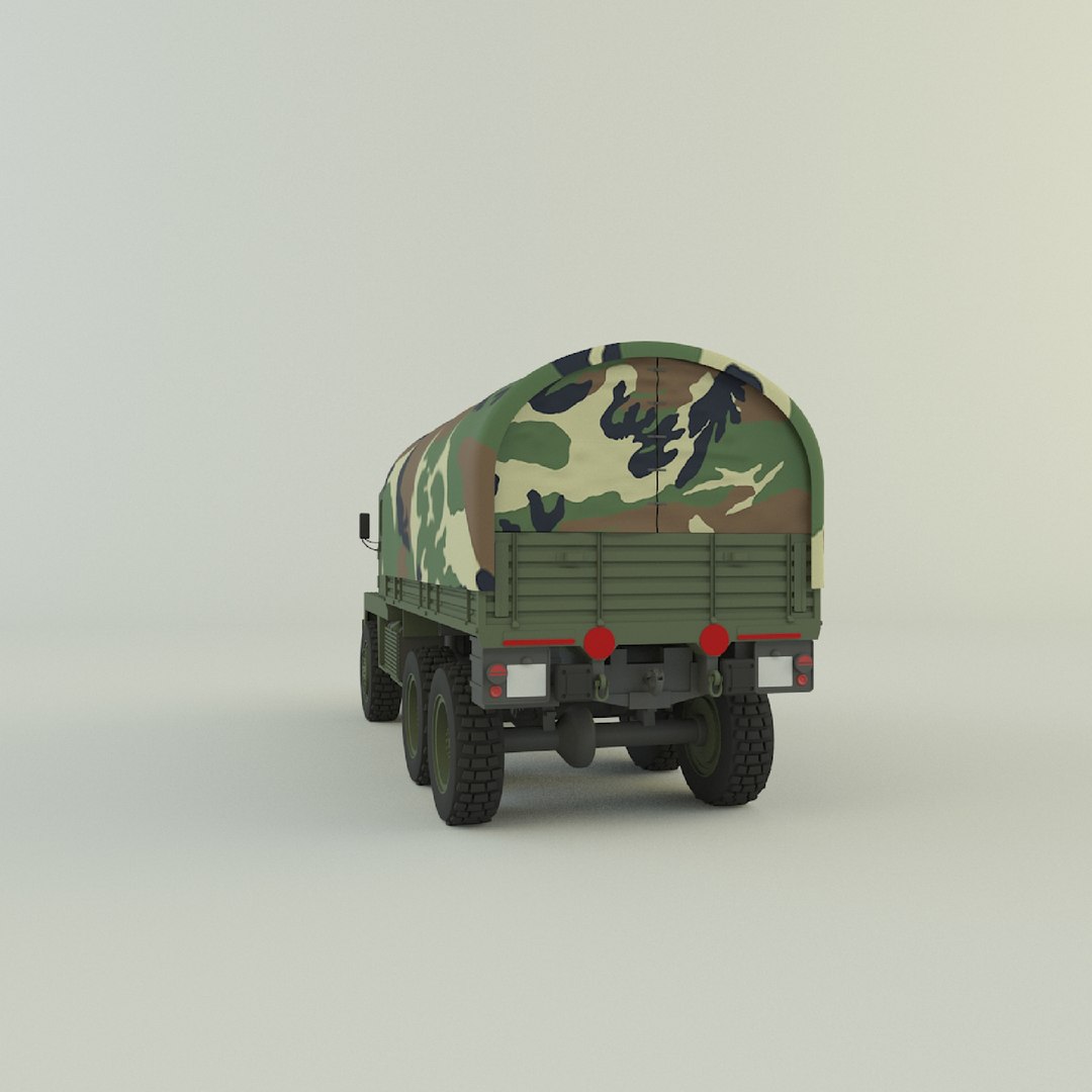 3D Berliet GBC 8 KT Military Truck - TurboSquid 1964561