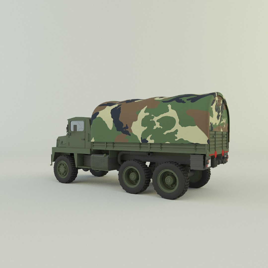 3D Berliet GBC 8 KT Military Truck - TurboSquid 1964561