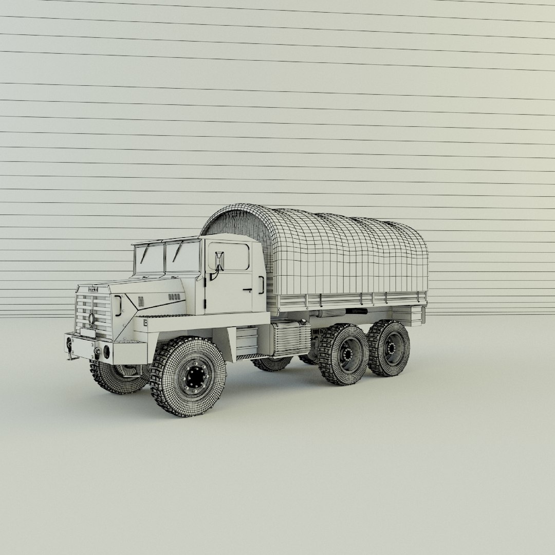 3D Berliet GBC 8 KT Military Truck - TurboSquid 1964561