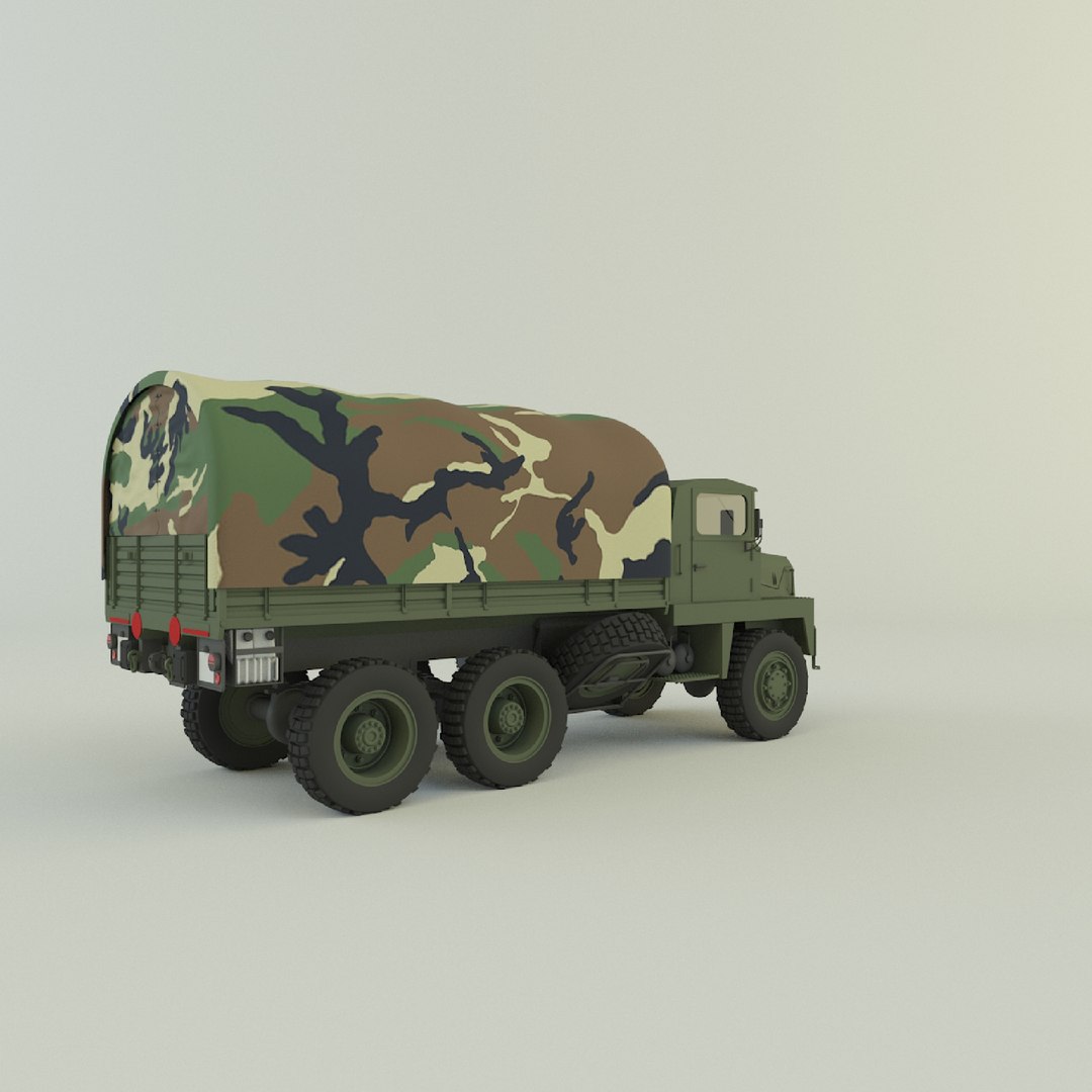 3D Berliet GBC 8 KT Military Truck - TurboSquid 1964561