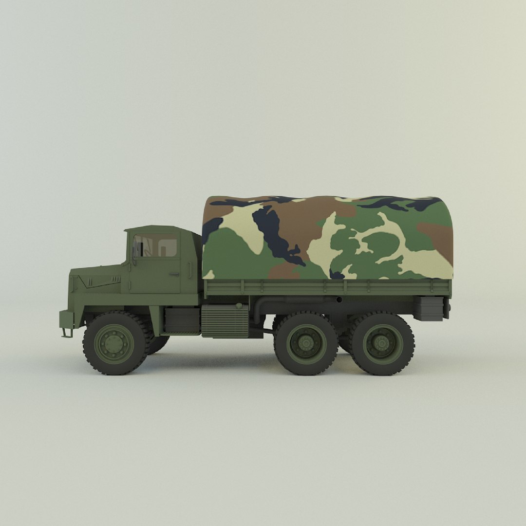 3D Berliet GBC 8 KT Military Truck - TurboSquid 1964561