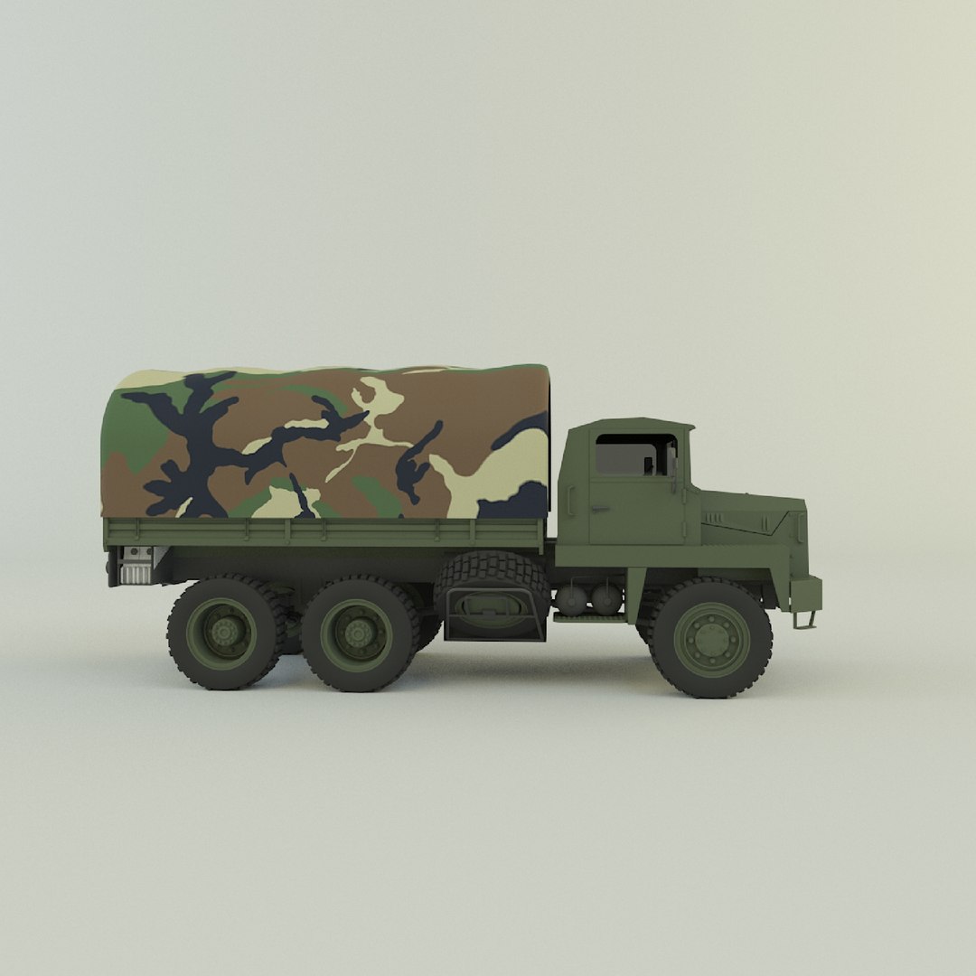 3D Berliet GBC 8 KT Military Truck - TurboSquid 1964561
