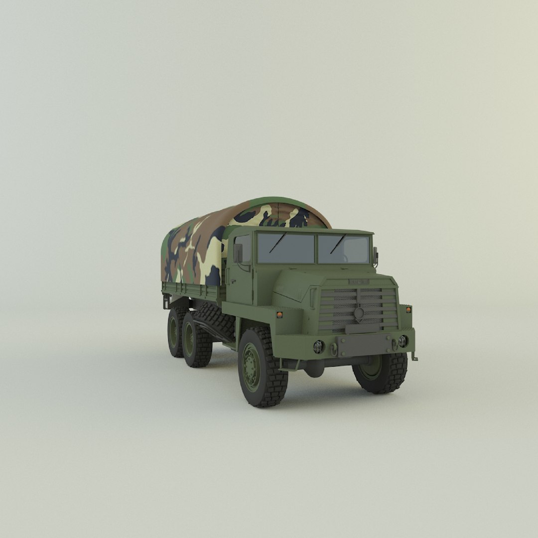 3D Berliet GBC 8 KT Military Truck - TurboSquid 1964561