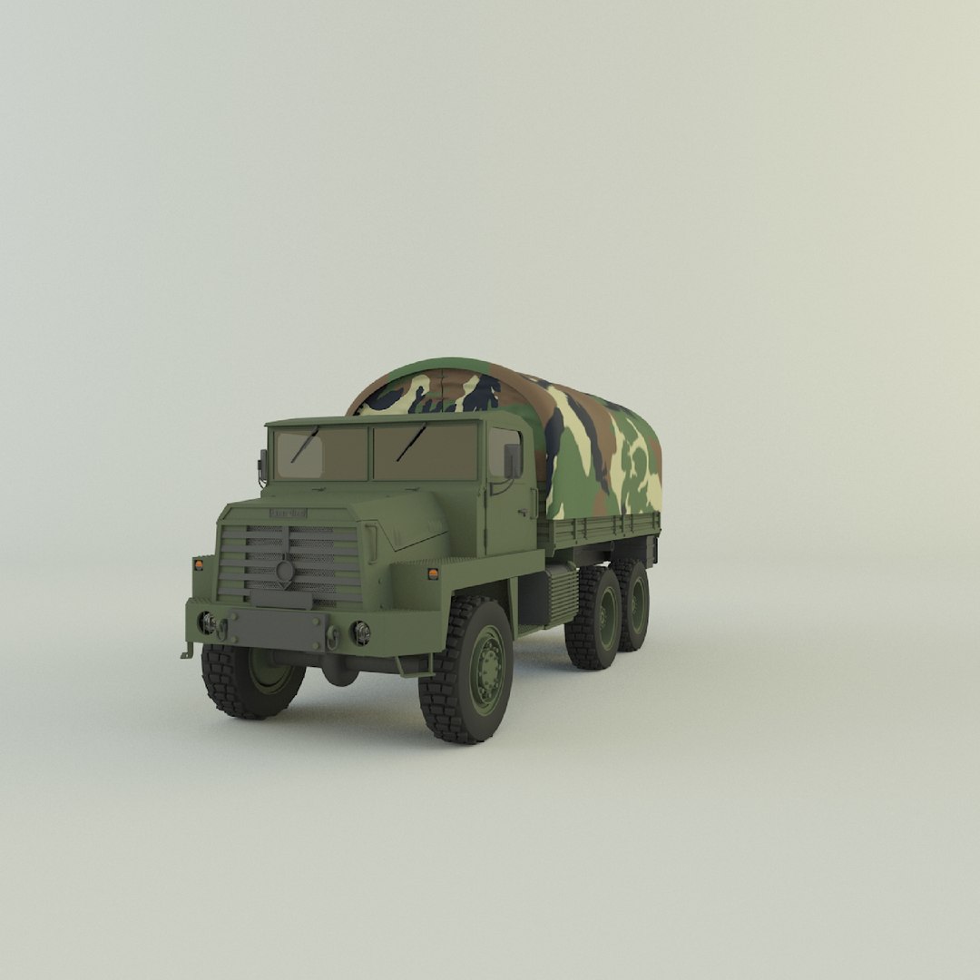 3D Berliet GBC 8 KT Military Truck - TurboSquid 1964561