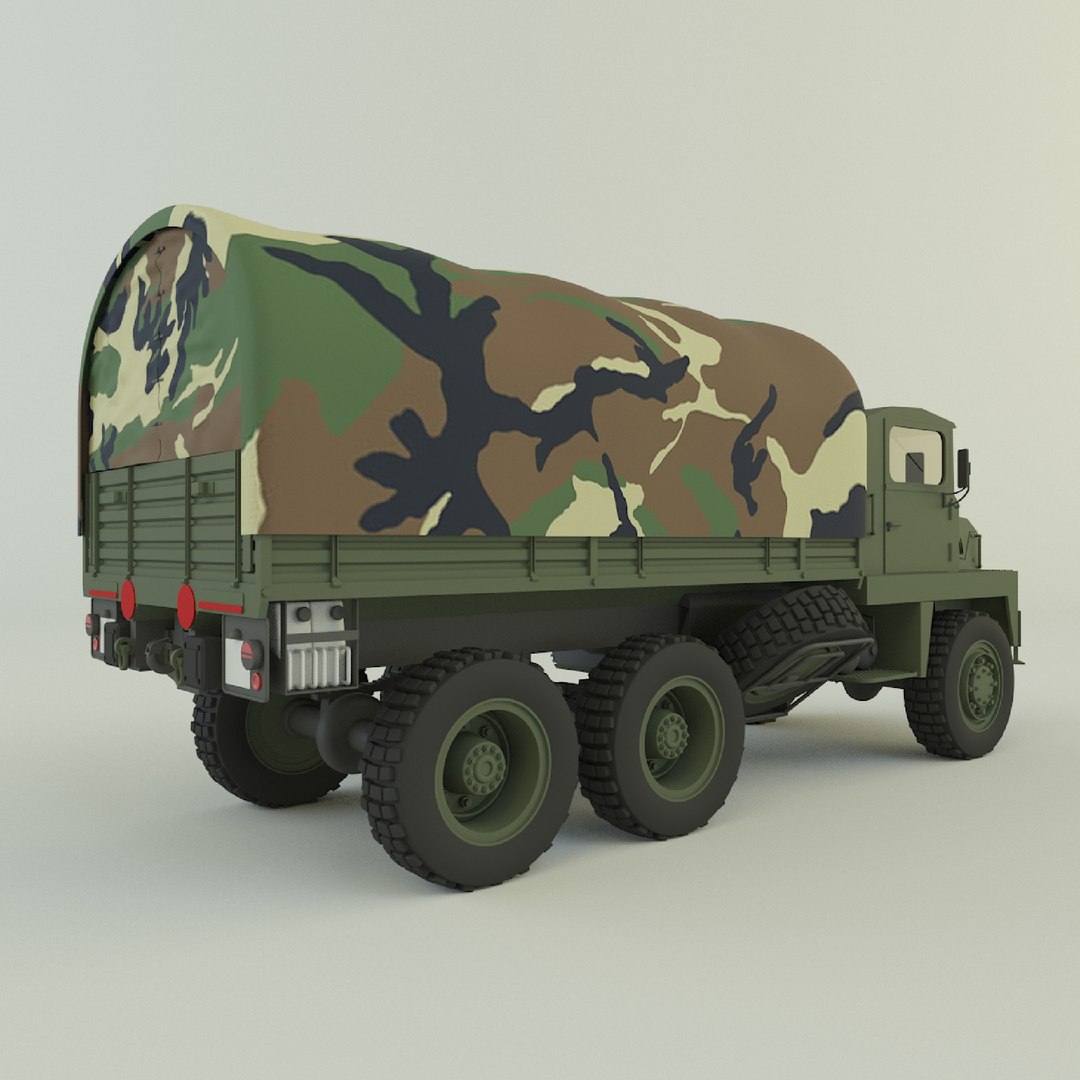 3D Berliet GBC 8 KT Military Truck - TurboSquid 1964561