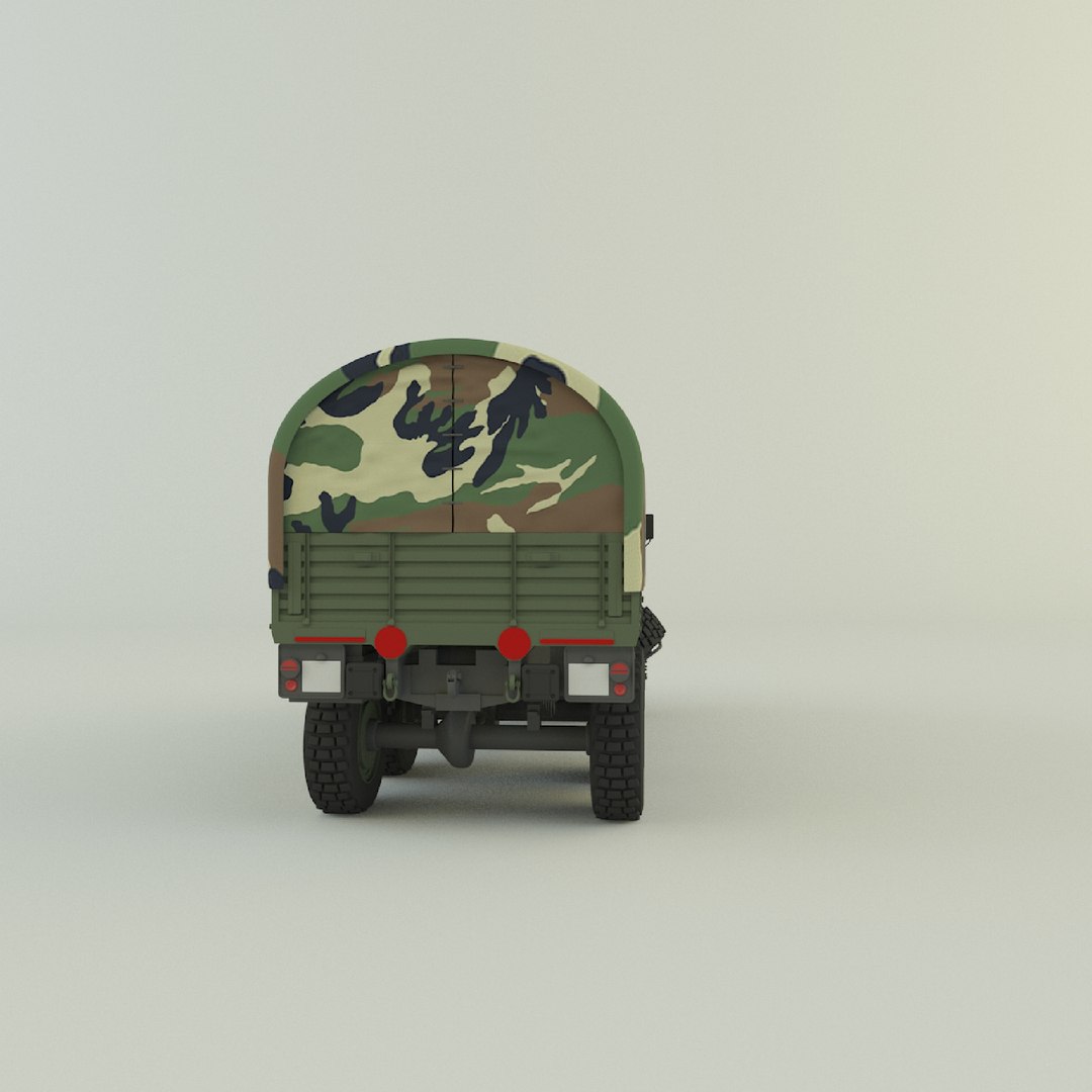 3D Berliet GBC 8 KT Military Truck - TurboSquid 1964561