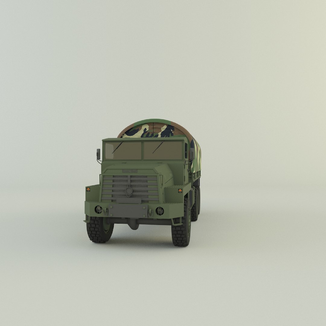 3D Berliet GBC 8 KT Military Truck - TurboSquid 1964561